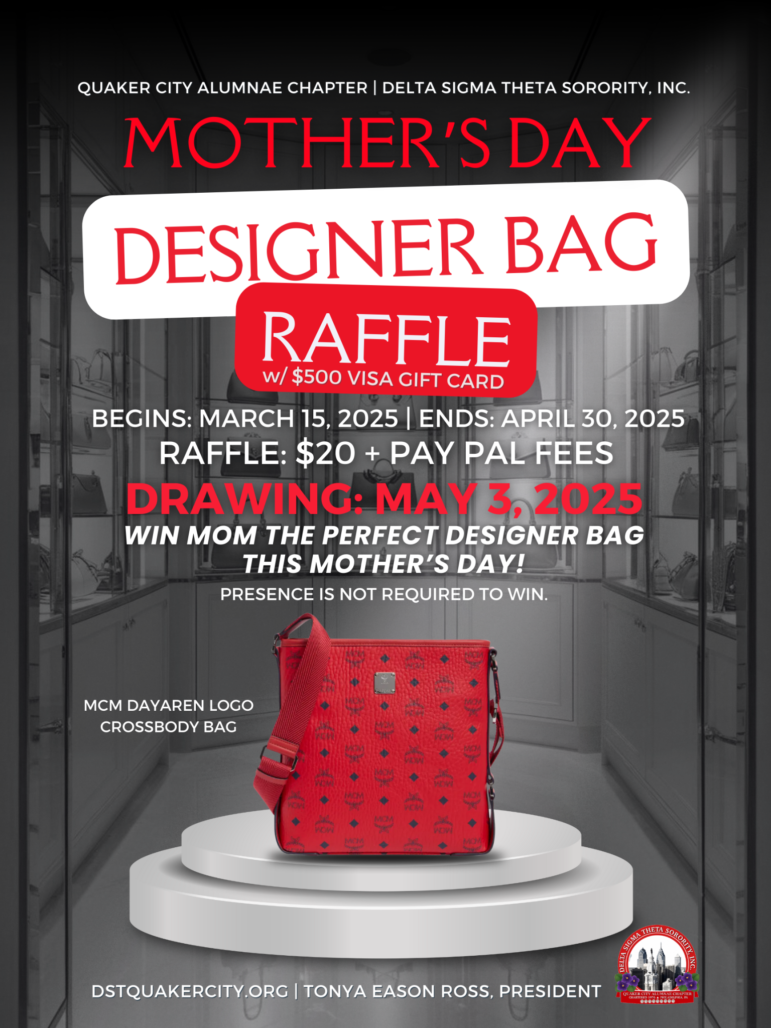 Mother's Day Designer Bag Raffle - Delta Sigma Theta Sorority, Inc ...