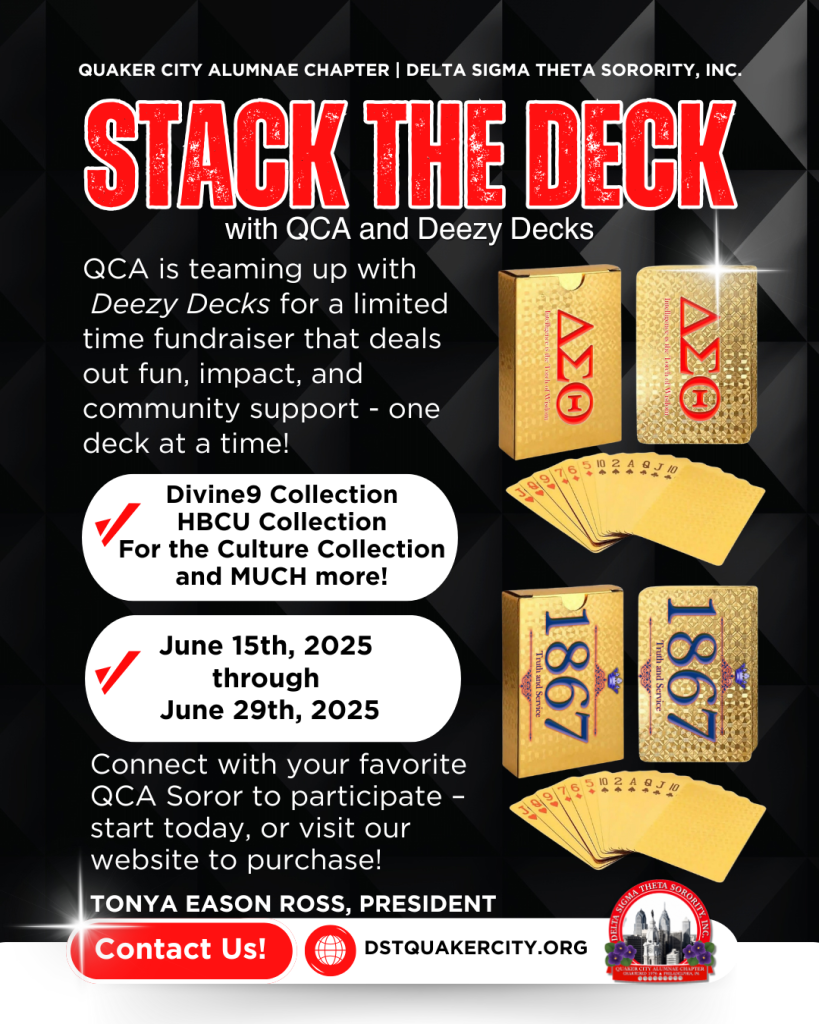 QCA Launches “Stack the Deck” Fundraiser with Deezy Decks! - Delta Sigma Theta Sorority, Inc ...
